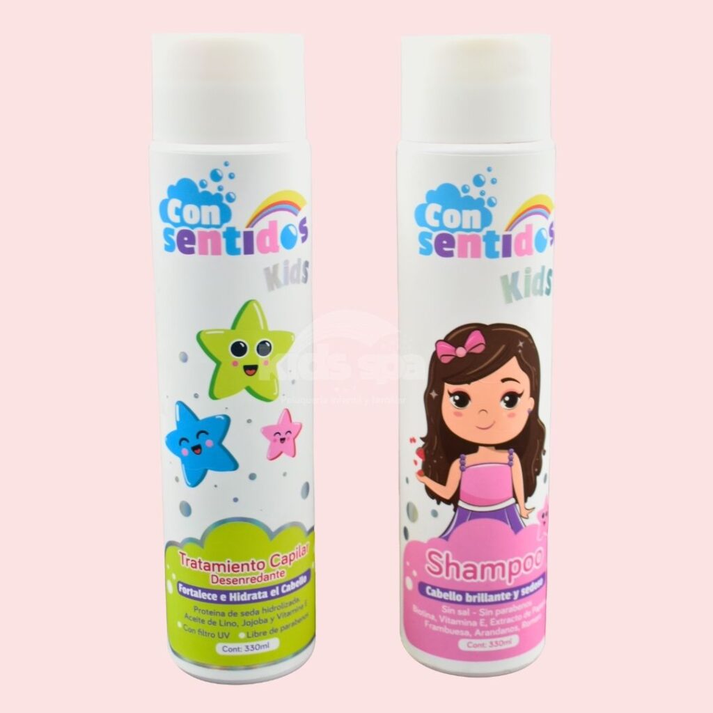 Shampoo Niña y Tratamiento Capilar Desenredante - Kids Spa Peluquería